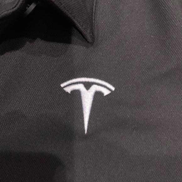 Tesla | Tops | Tesla Size Smallmedium Womens Short Sleeve Polo Shirt In ...